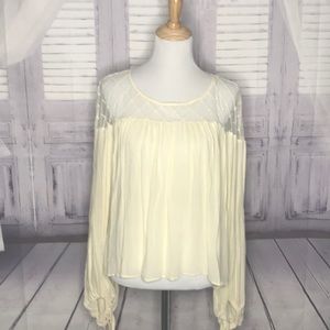 inLuv | Tops | New Boho Chic Top X 2x Ivory Spring Top Elegant | Poshmark